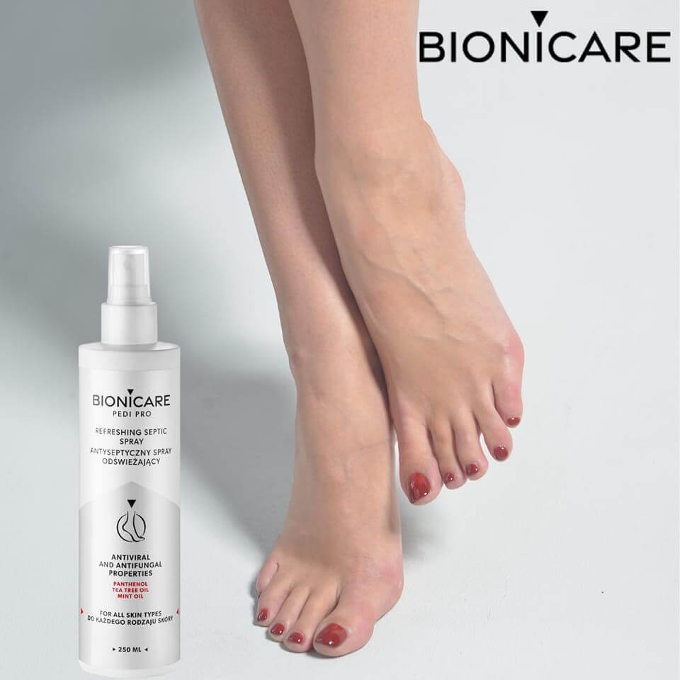 Bionicare Pedi Pro antiseptički osvježavajući sprej za stopala | Nail ...